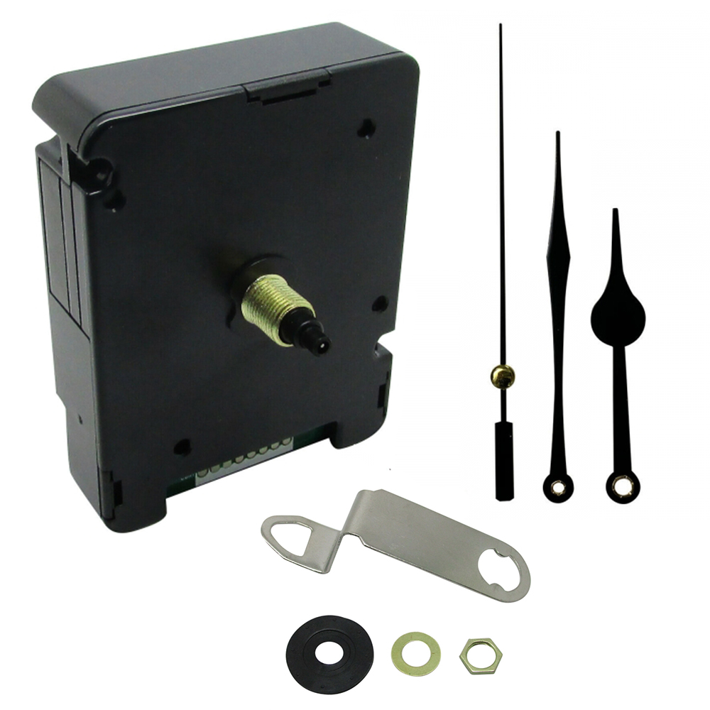 Sheng Bang HD-1668 Radio Controlled Non Ticking Quartz Clock Movement ...